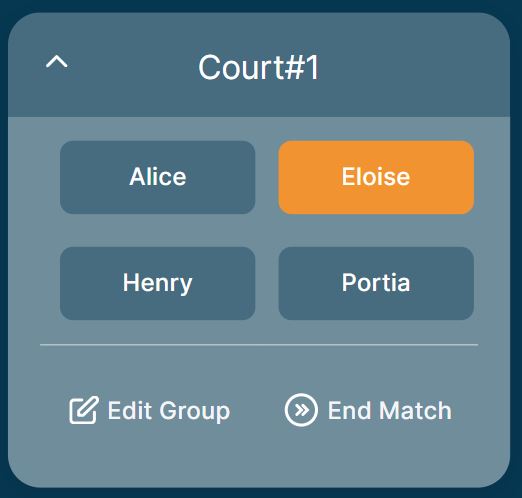 DoublesTeam Badminton Queueing Web App
